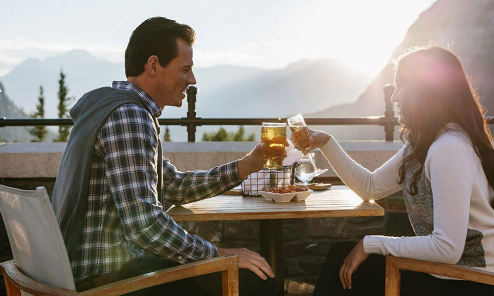 Mountain Views, Scenic Restaurants and Outoor Dining in Banff