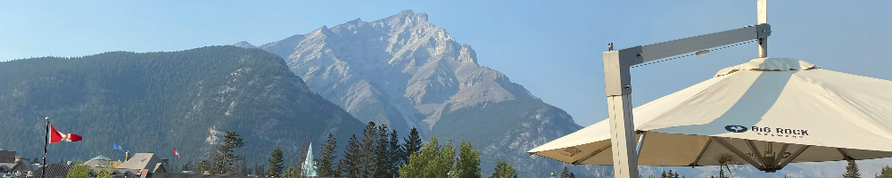 Mountain Views, Scenic Restaurants and Outoor Dining in Banff